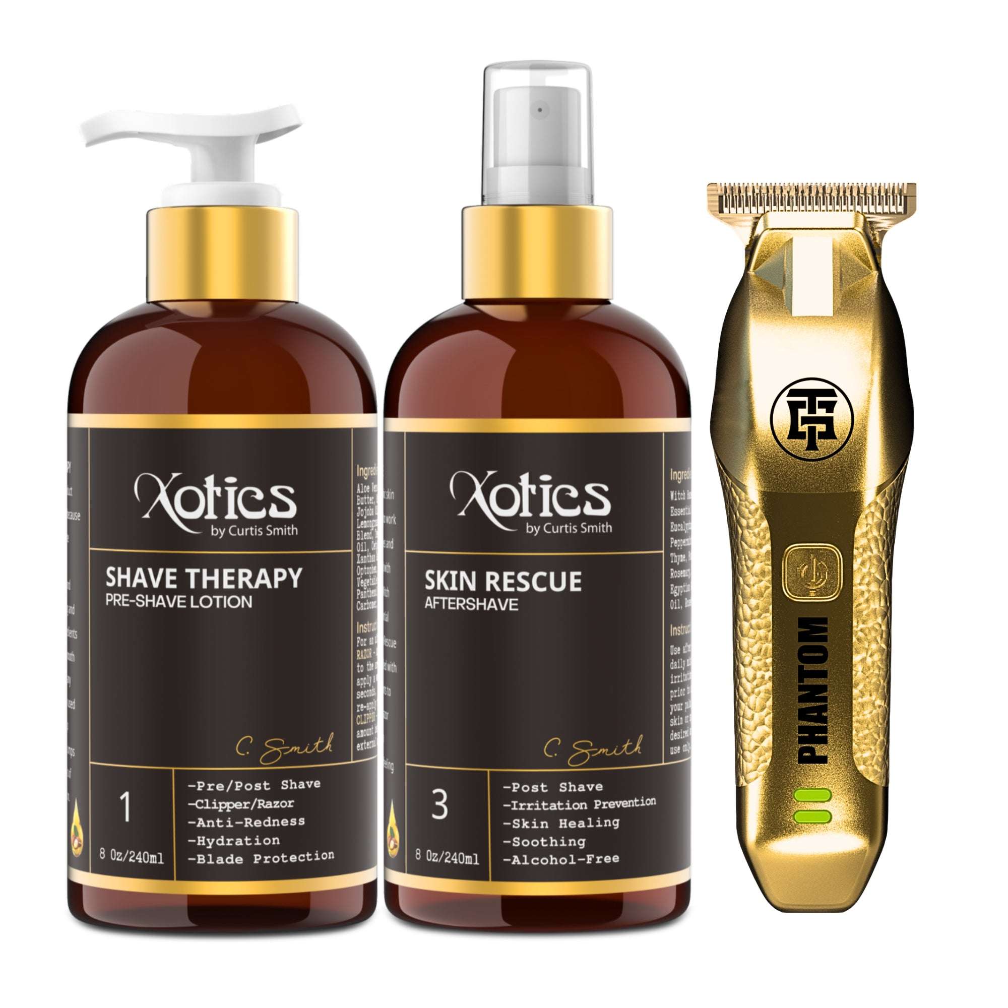 Phantom Clipper & Shave Bundle – The Ultimate Grooming Set – Xotics By ...
