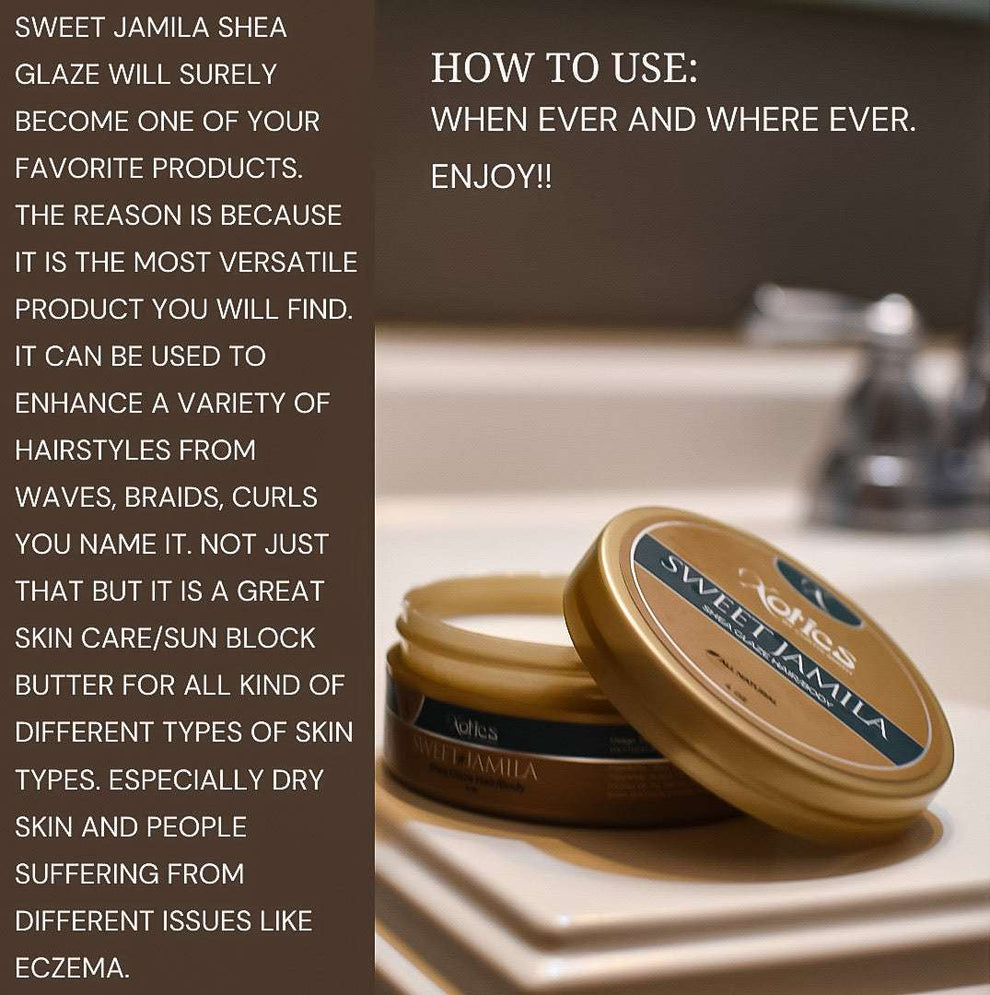 Sweet Jamila: Shea Butter Hair & Body Glaze – Xotics By Curtis Smith